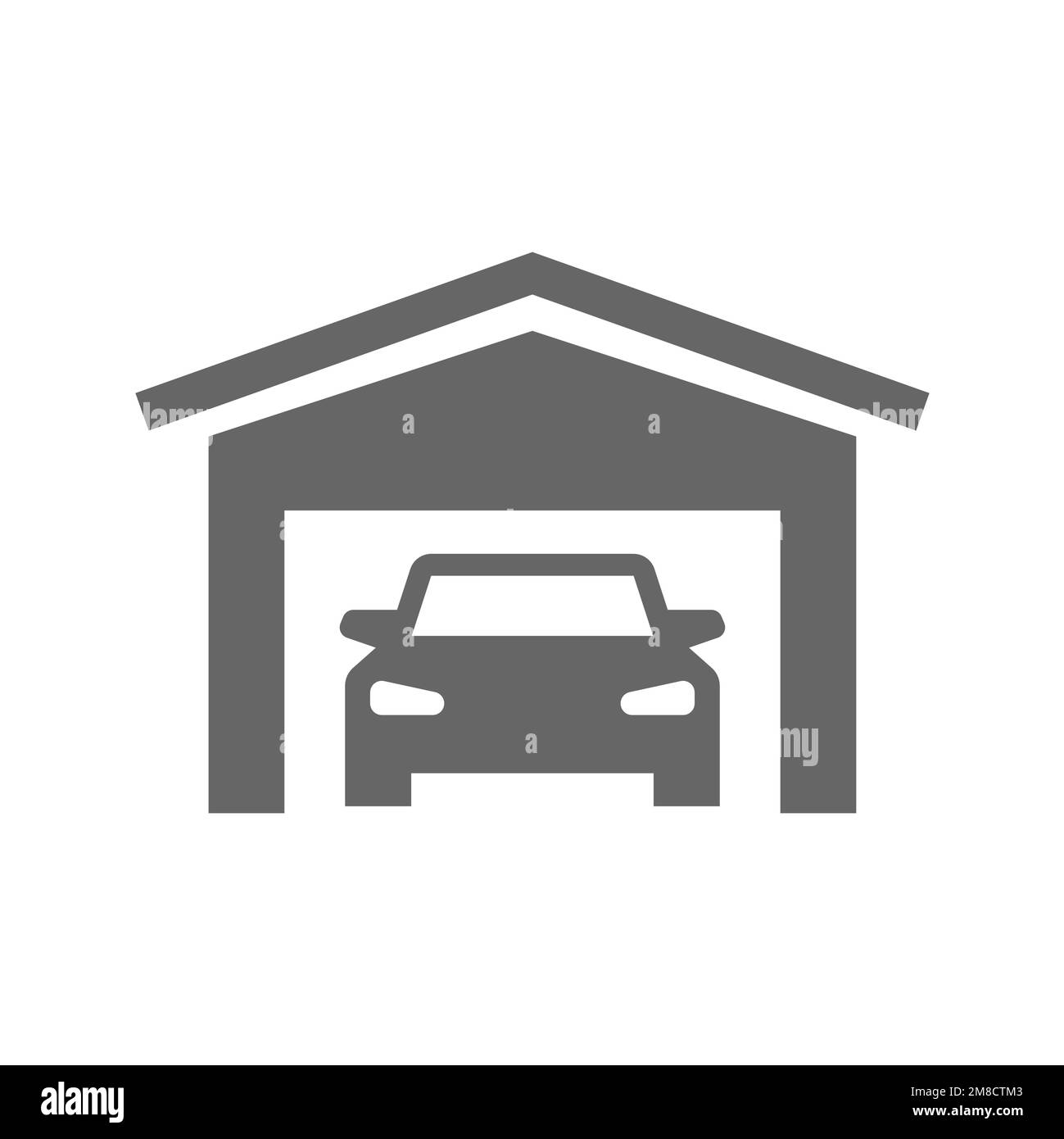 Garage icons, common graphic resources, vector illustrations Stock ...