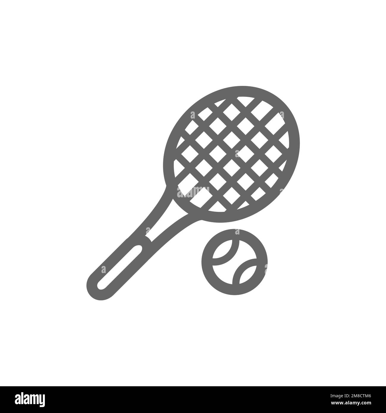 Tennis racket icons, common graphic resources, vector illustrations ...
