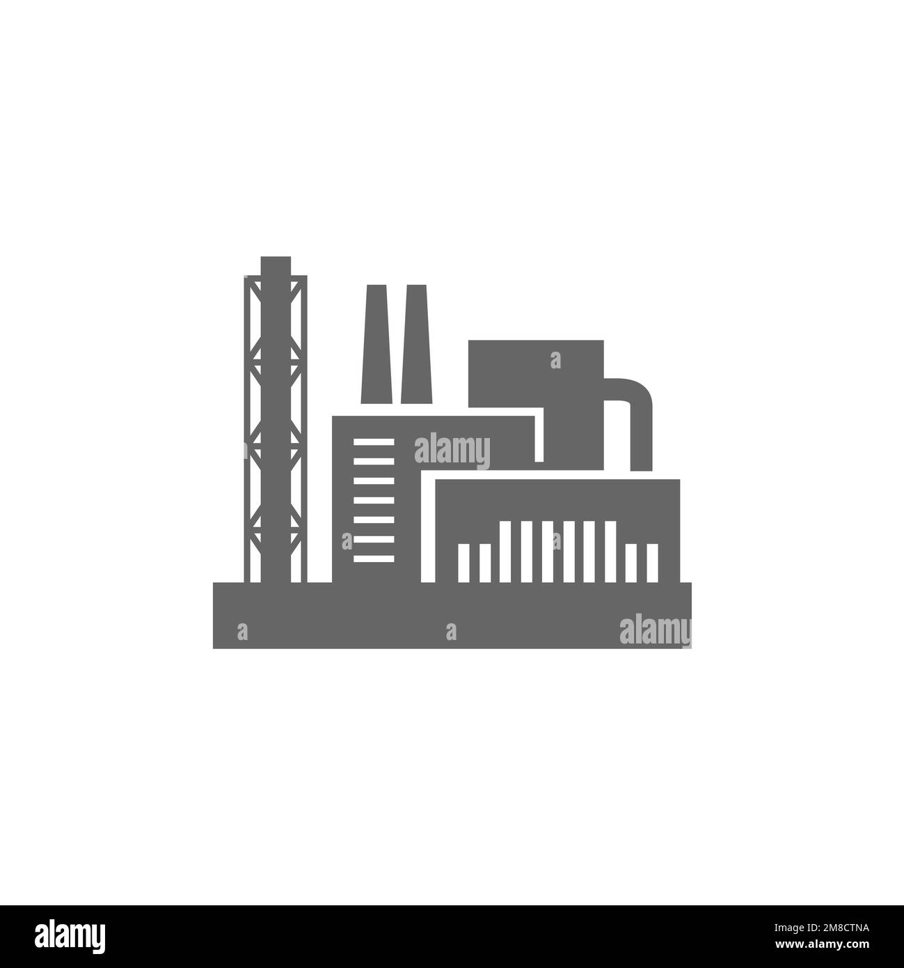 Refinery icons, common graphic resources, vector illustrations Stock ...
