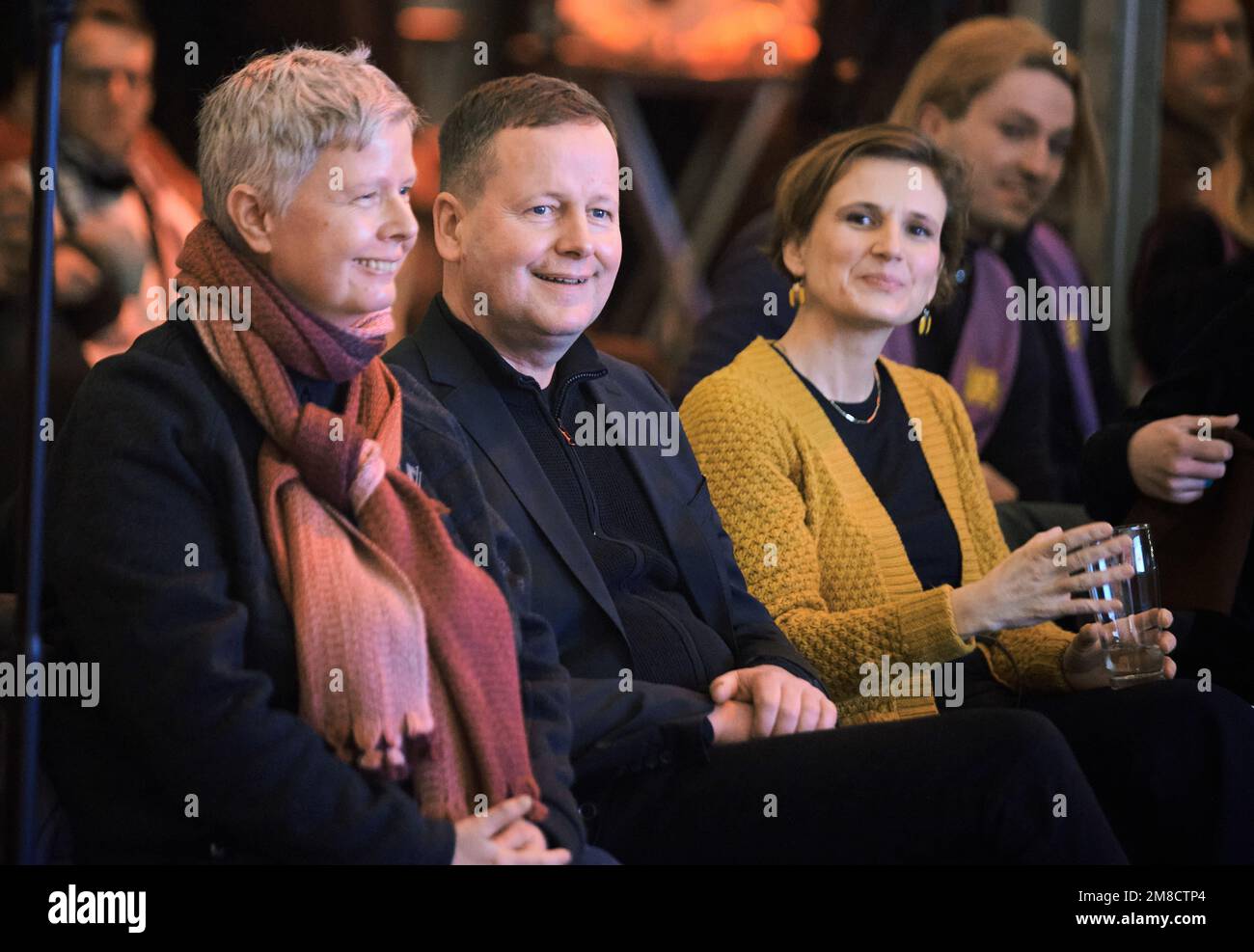 Berlin, Germany. 13th Jan, 2023. Katina Schubert (l-r), Berlin's Left ...