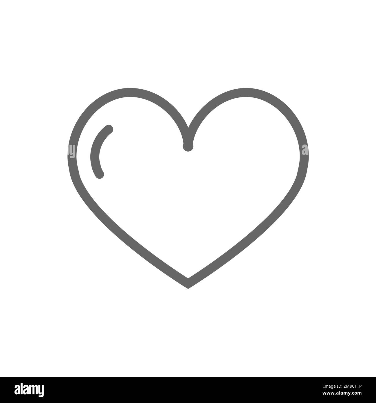 Heart icon, common graphic resources, vector illustration Stock Vector ...