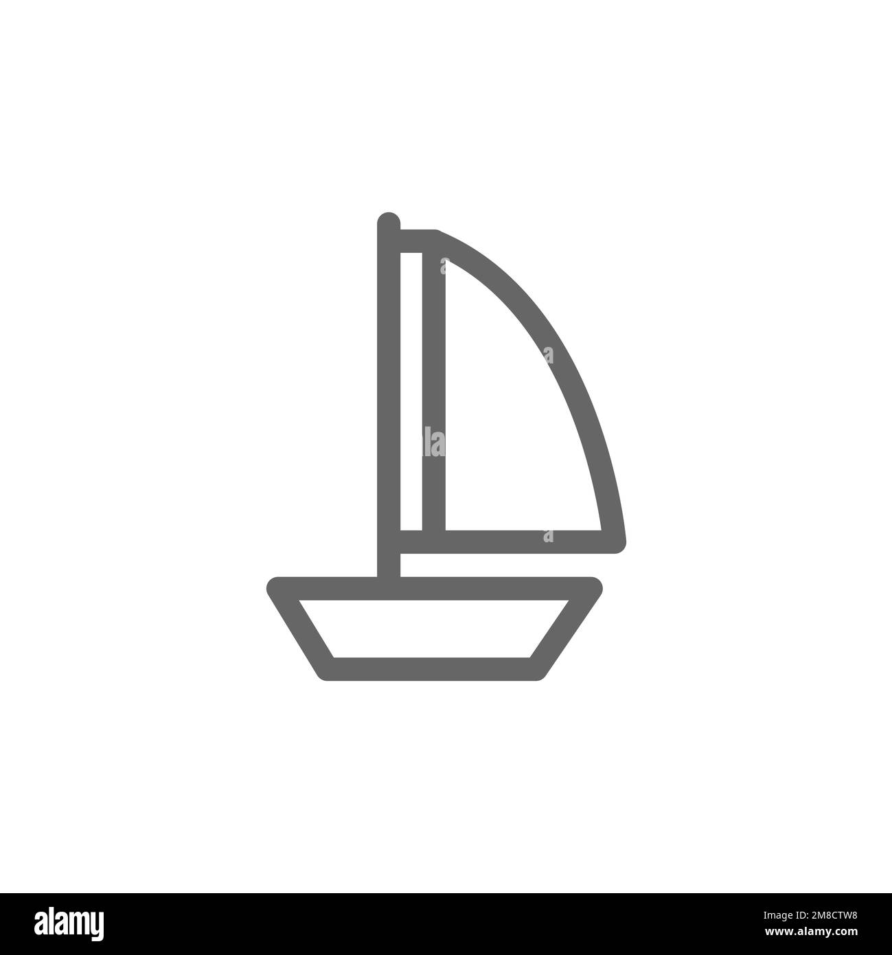 Sailboat icons, common graphic resources, vector illustrations Stock ...