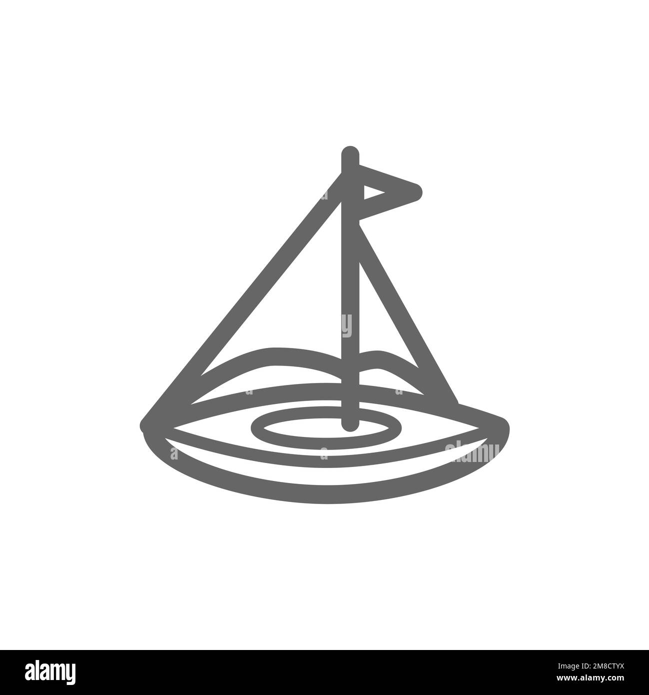 Sailboat icons, common graphic resources, vector illustrations Stock ...