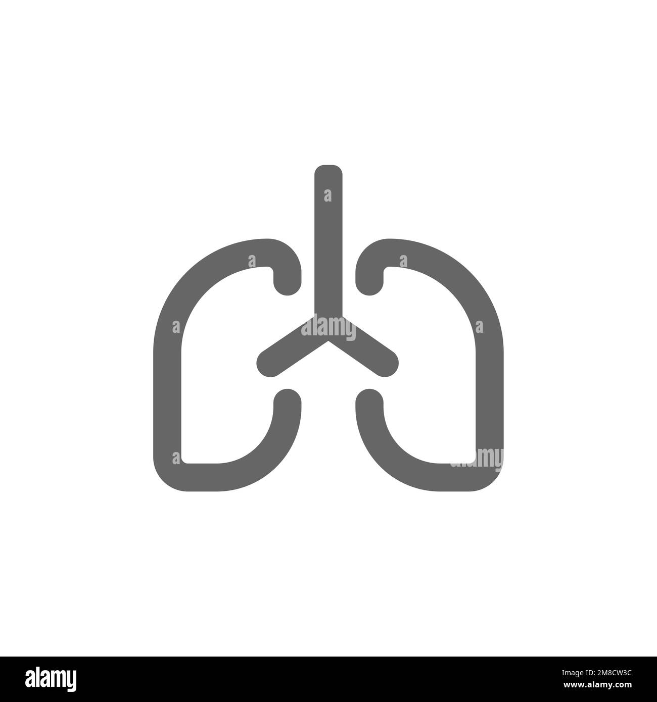 Lung icons, common graphic resources, vector illustrations Stock Vector ...