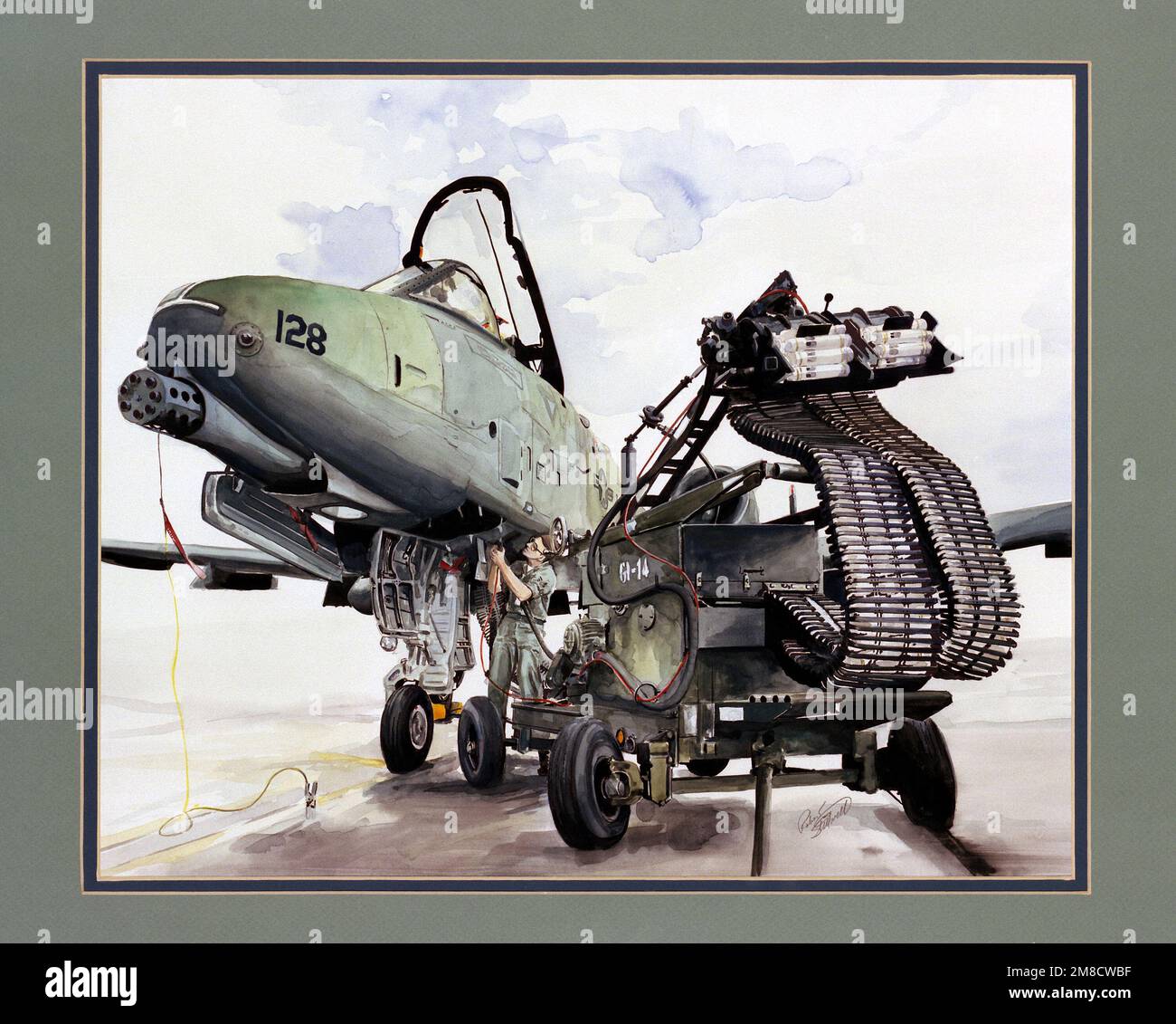 Artwork: "Arming the A-10". Artist: Robert Stillwell. U.S. Air Force ...