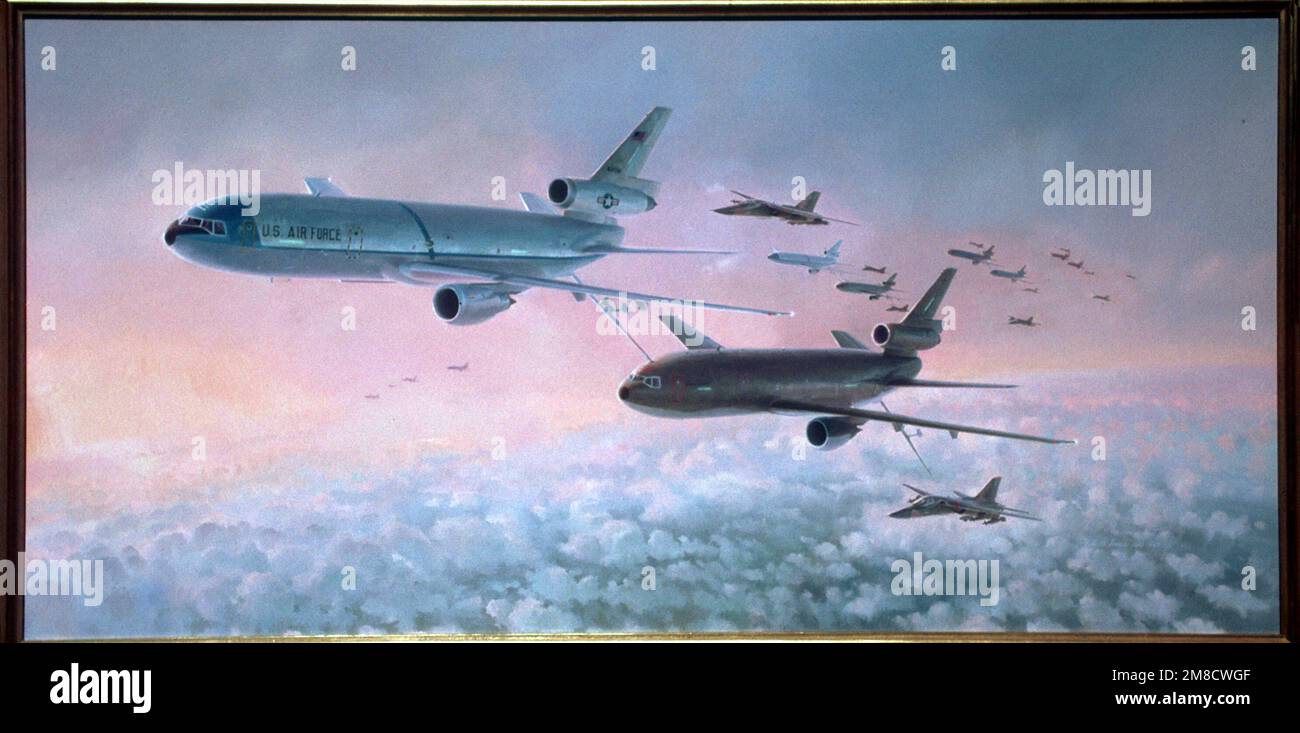 Artwork: "The Lesson". Artist: Keith Ferris. U.S. Air Force Art ...