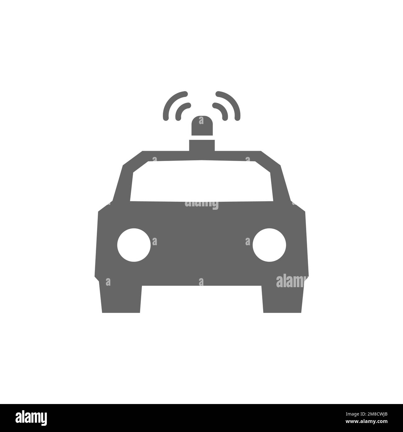 Police car icon, common graphic resources, vector illustration Stock ...