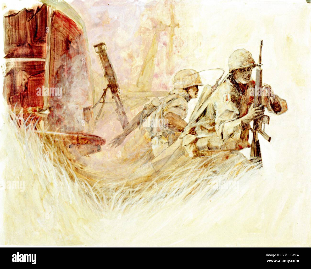 Artwork: "Cool or Hot" Vietnam, 1970. Artist: David E. Graves. Catalog ...