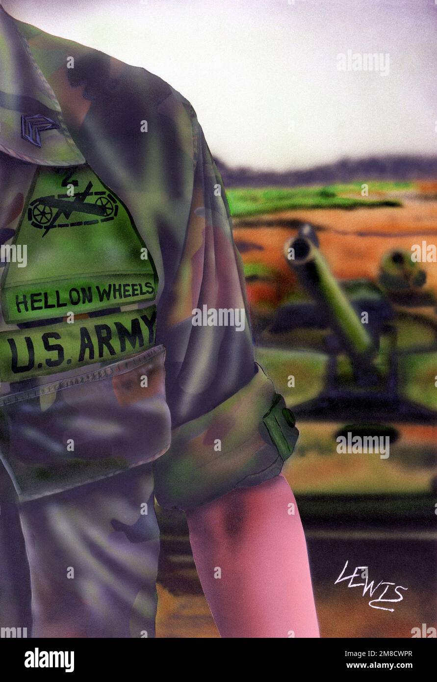 Artwork: "Hell on Wheels" Germany, 1987. Artist: Gary Lewis. Catalog ...