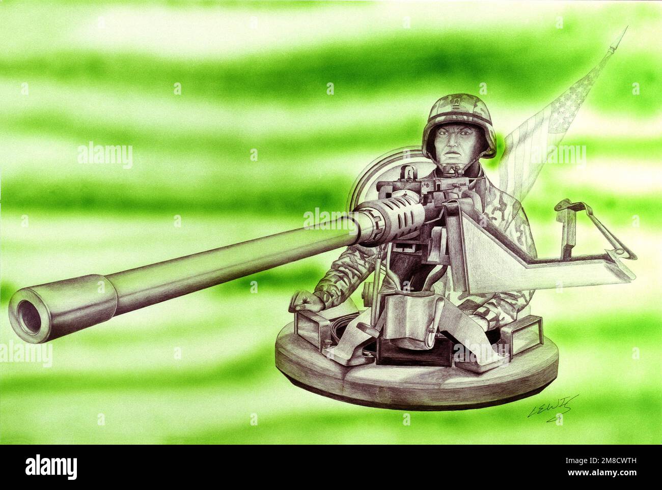 Artwork: "Feelin Lucky" Germany, 1987. Artist: Gary Lewis. Catalog ...