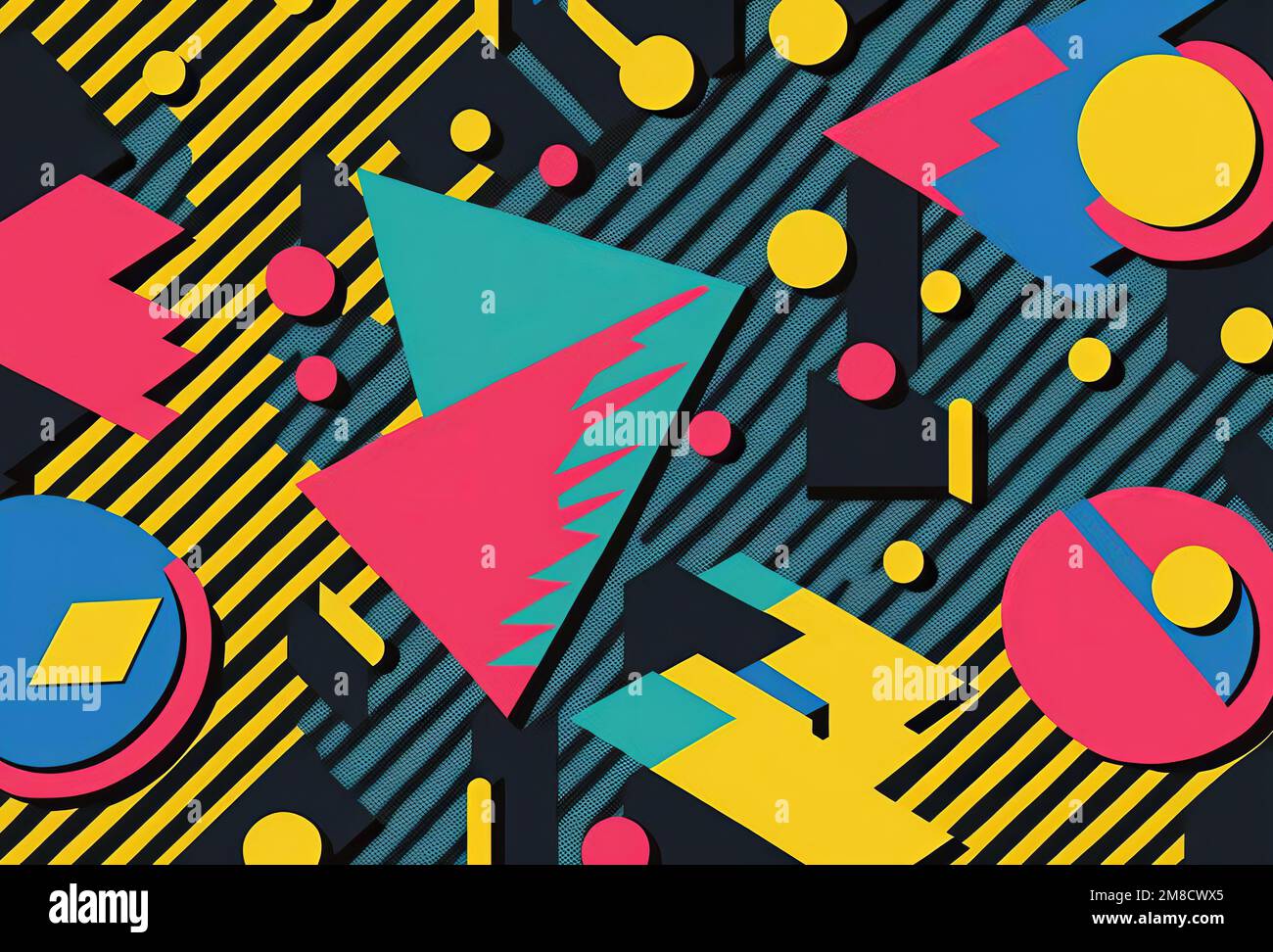 80s 90s pattern hi-res stock photography and images - Alamy