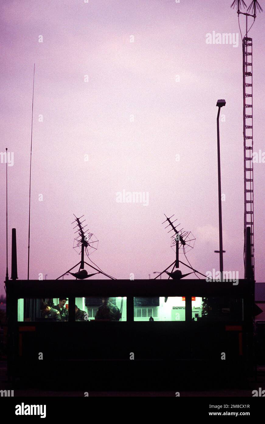 Members of the 435th Tactical Airlift Wing's Airlift Control Element ...
