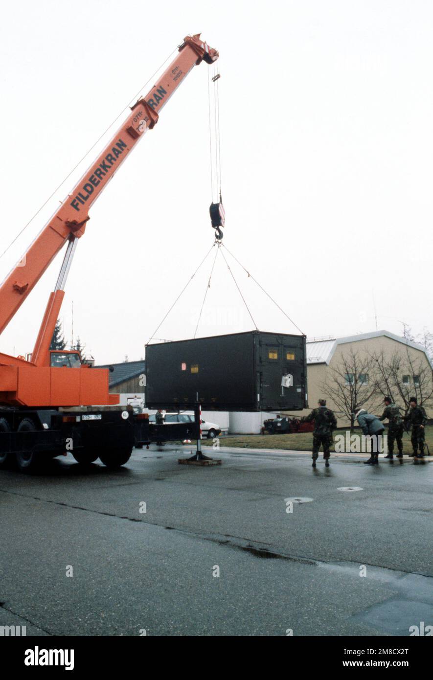 Members of the 437th Military Airlift Wing's Airlift Control Element ...