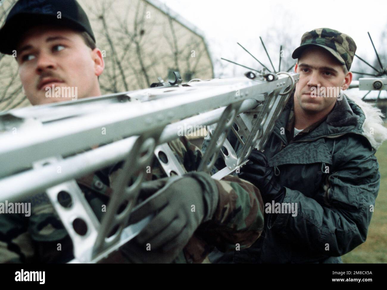 Members of the 437th Military Airlift Wing's Airlift Control Element ...