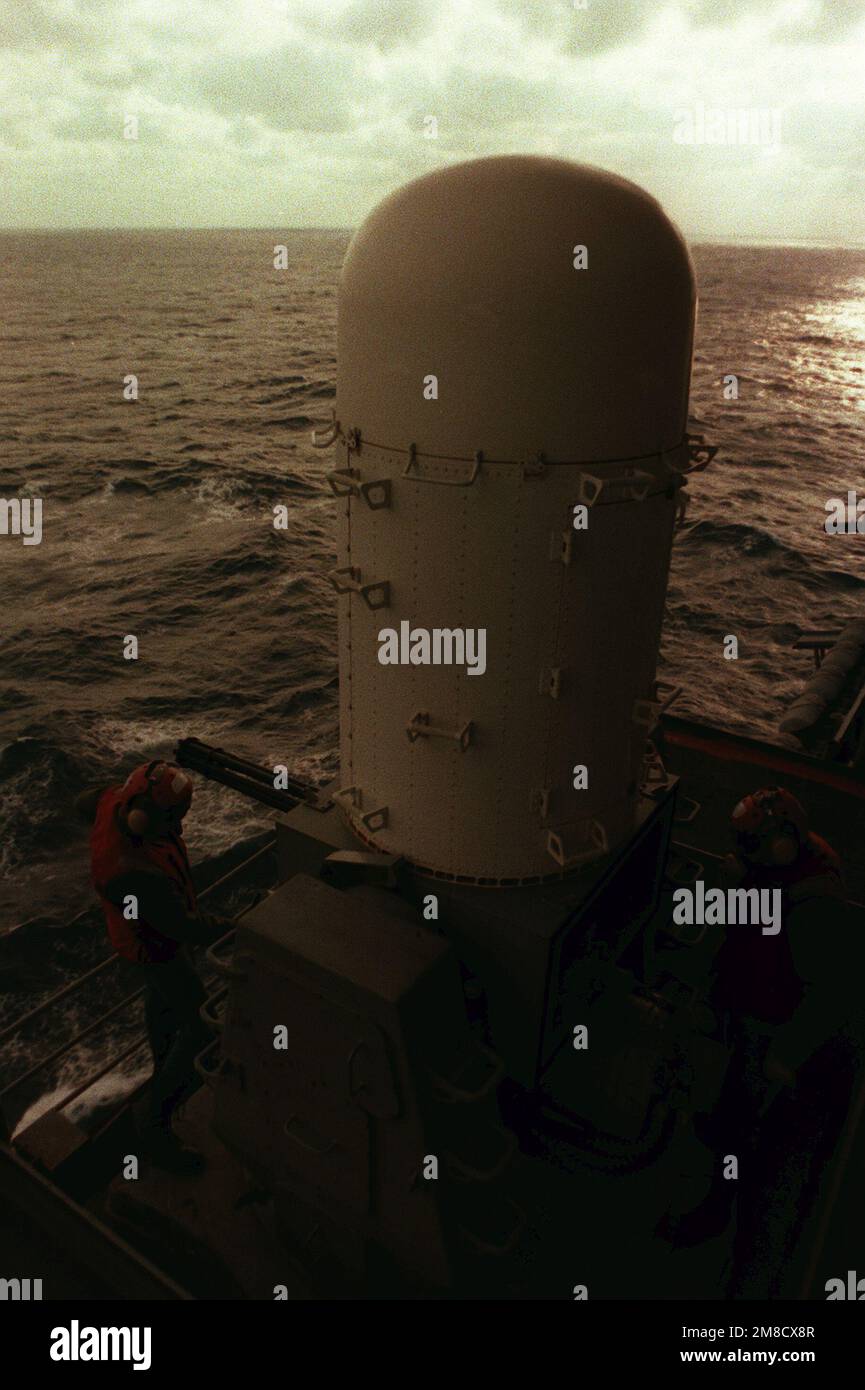 GUNNER's mates aboard the aircraft carrier USS JOHN F. KENNEDY (CV-67 ...