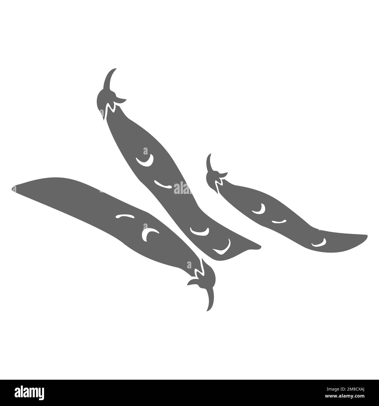 Pea pod icon, common graphic resources, vector illustrations Stock ...