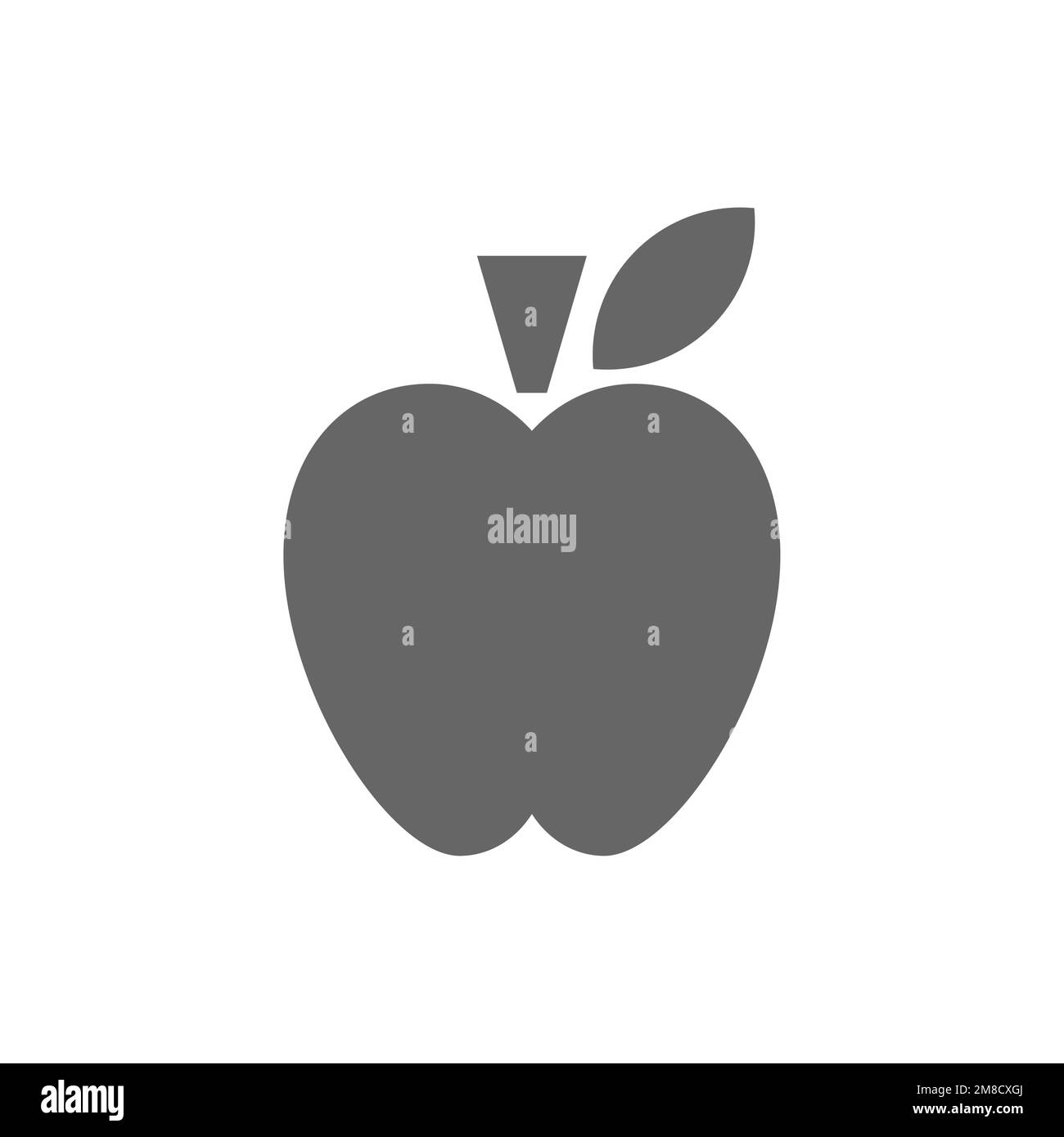 Apple icons, common graphic resources, vector illustrations Stock ...
