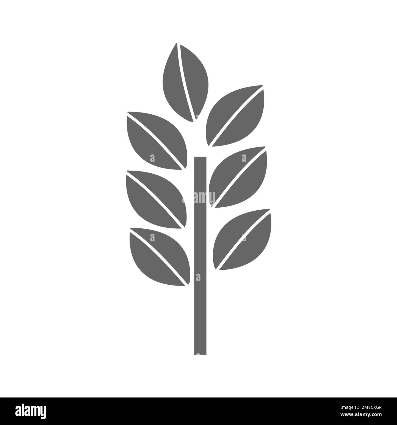 Branch icons, common graphic resources, vector illustrations Stock ...