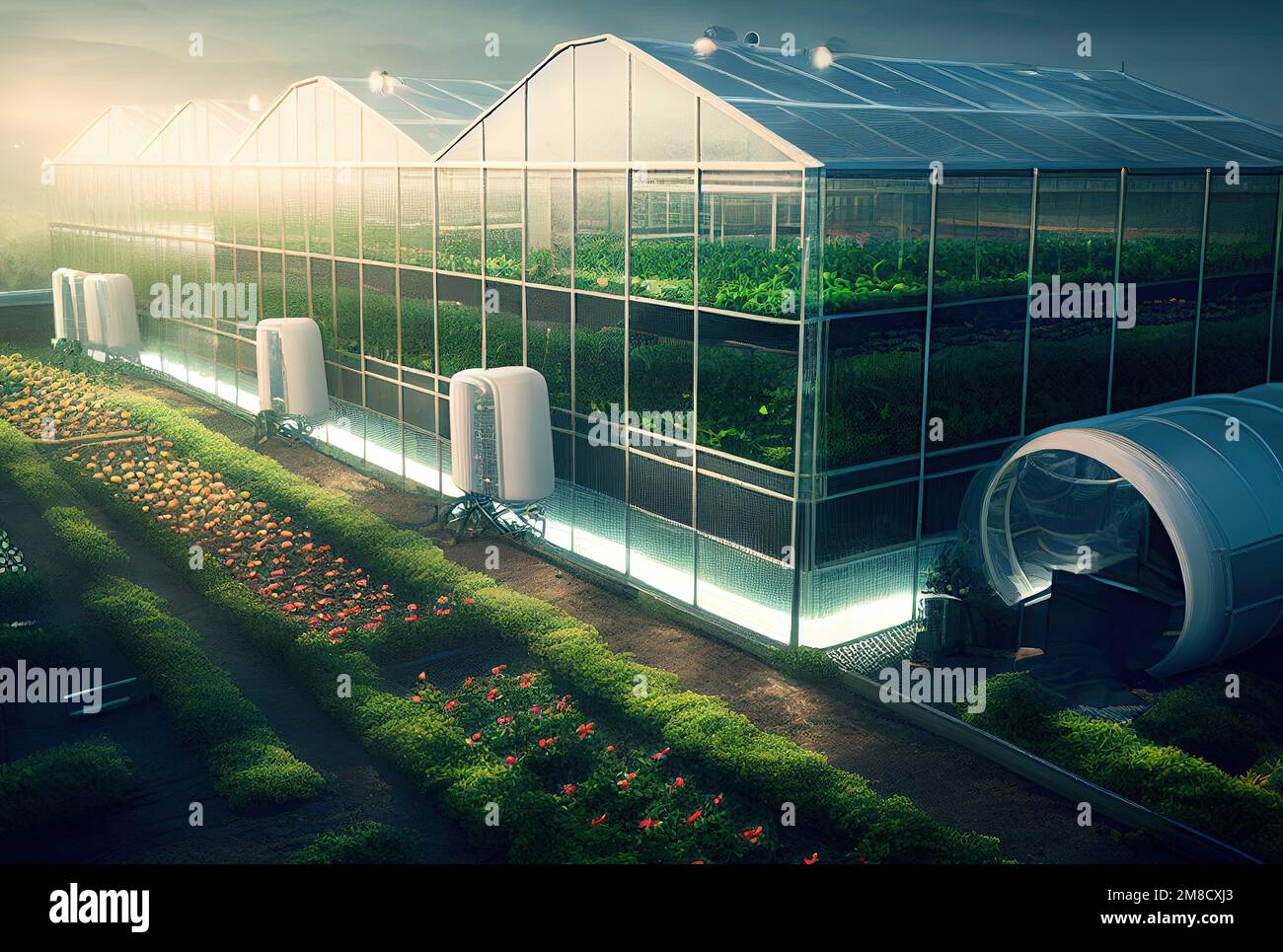 growing vegetables and horticultural crops through hydroponics in a ...