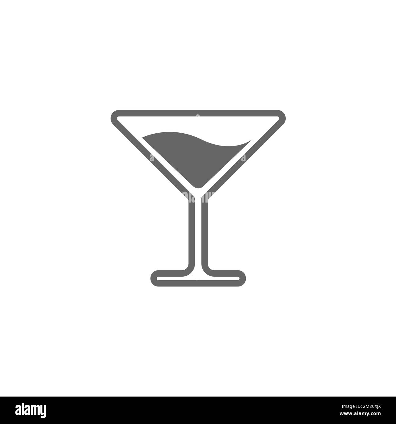 Cocktail icons, common graphic resources, vector illustrations Stock ...