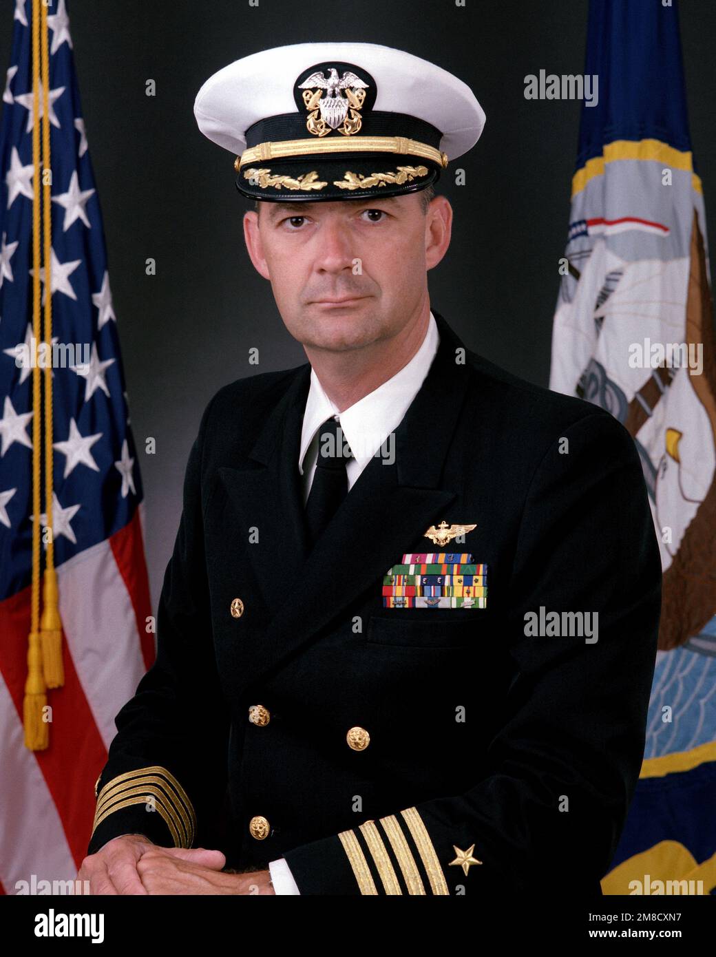 Captain Charles M. Kraft, USN (covered). Country: Unknown Stock Photo ...