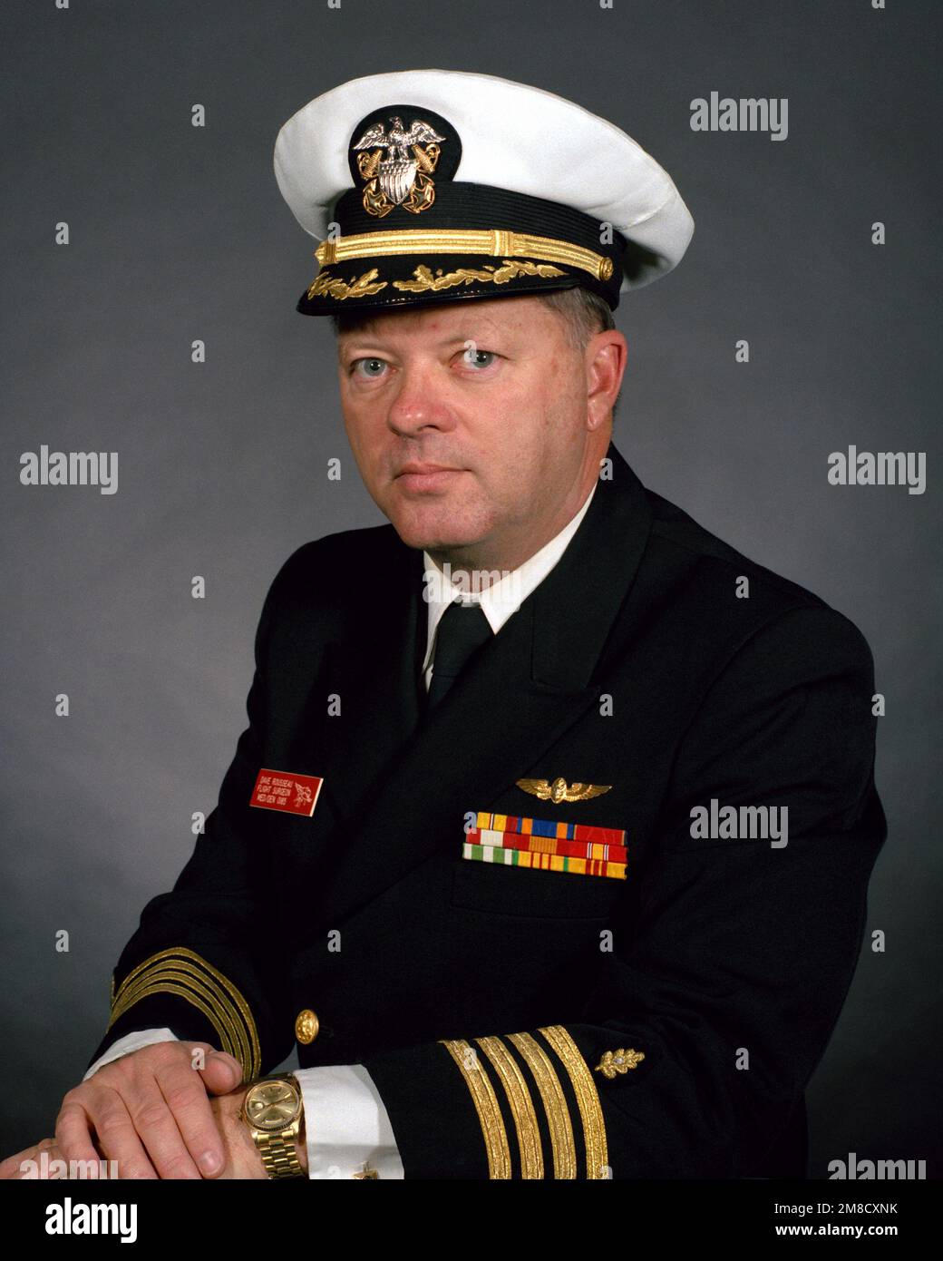 Captain David V. Rousseau, USN (covered). Country: Unknown Stock Photo ...