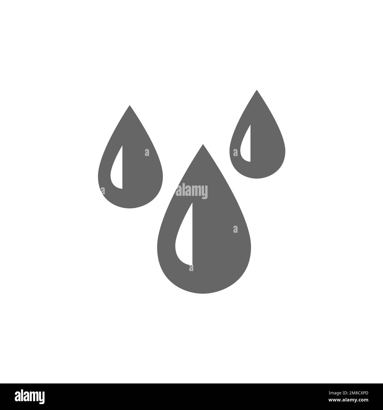 Raindrop icon, common graphic resources, vector illustration Stock ...