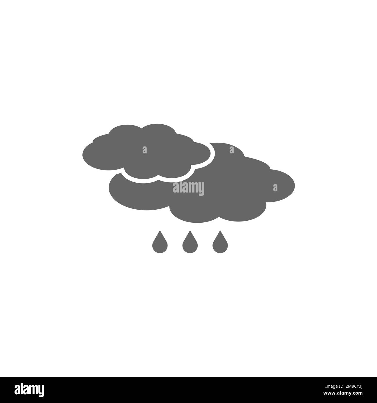 Rainy weather icons, common graphic resources, vector illustrations ...