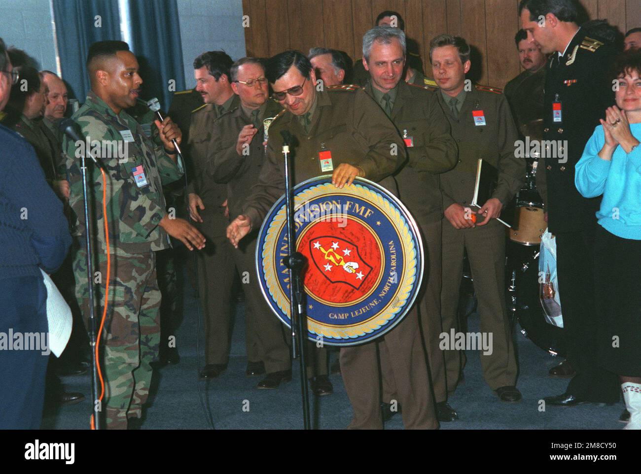 The conductor of the Soviet Union's First Independence Performing Band ...