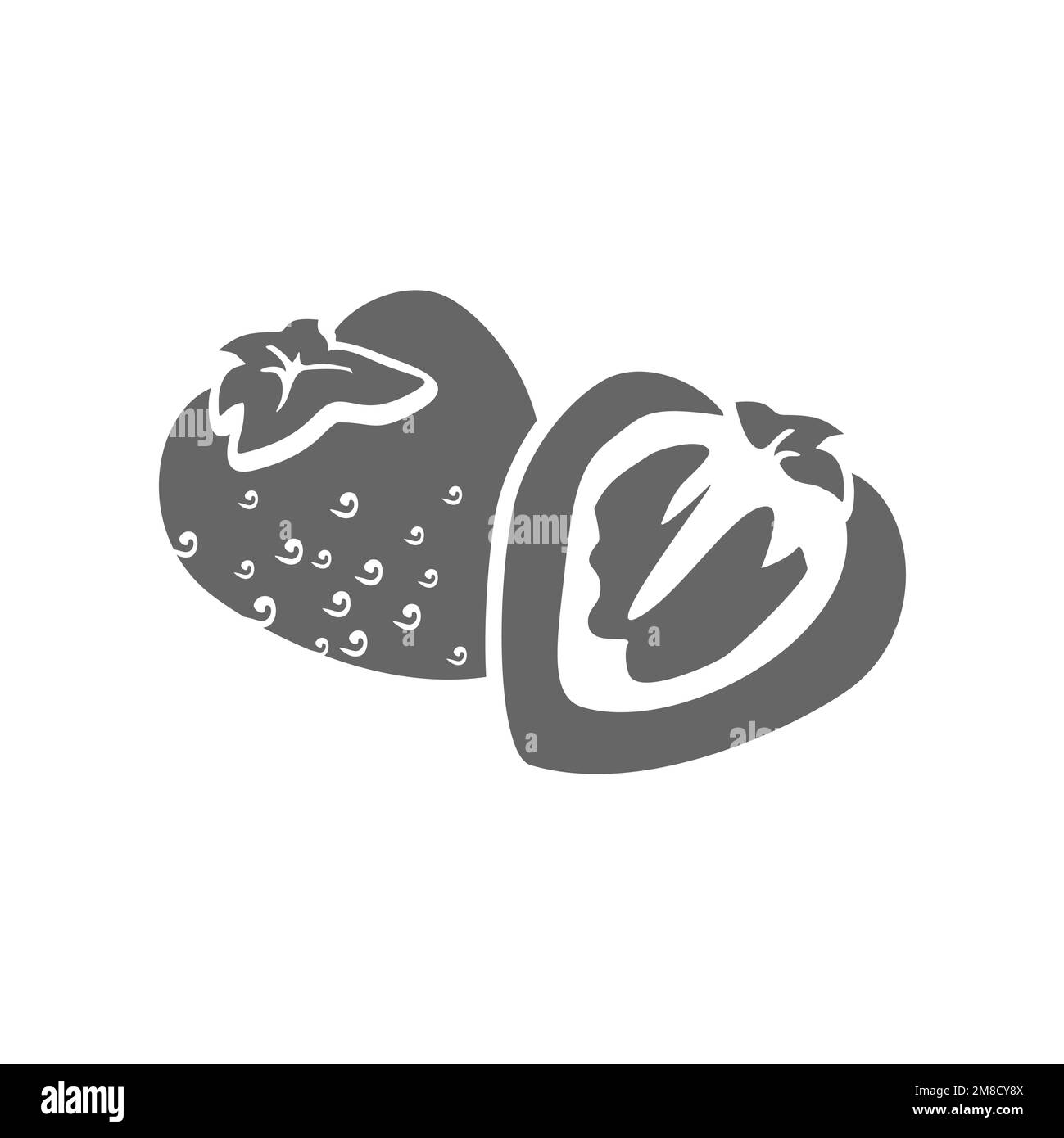 Strawberry icon, common graphic resources, vector illustration Stock ...