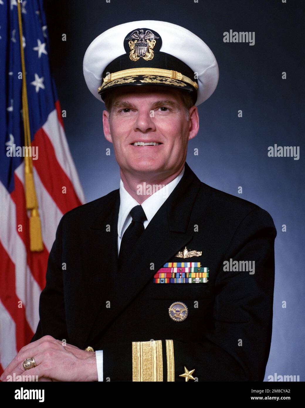Rear Admiral Edward B. Baker Jr., USN (covered). Country: Unknown Stock ...