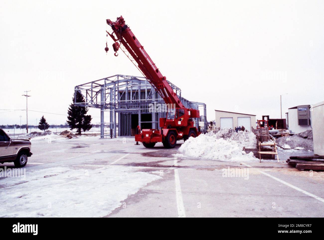 An exterior view of the front section of a T-9 sound suppression ...