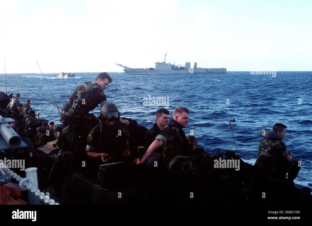 Marines of the 2nd Light Armored Infantry Battalion, 4th Marine ...