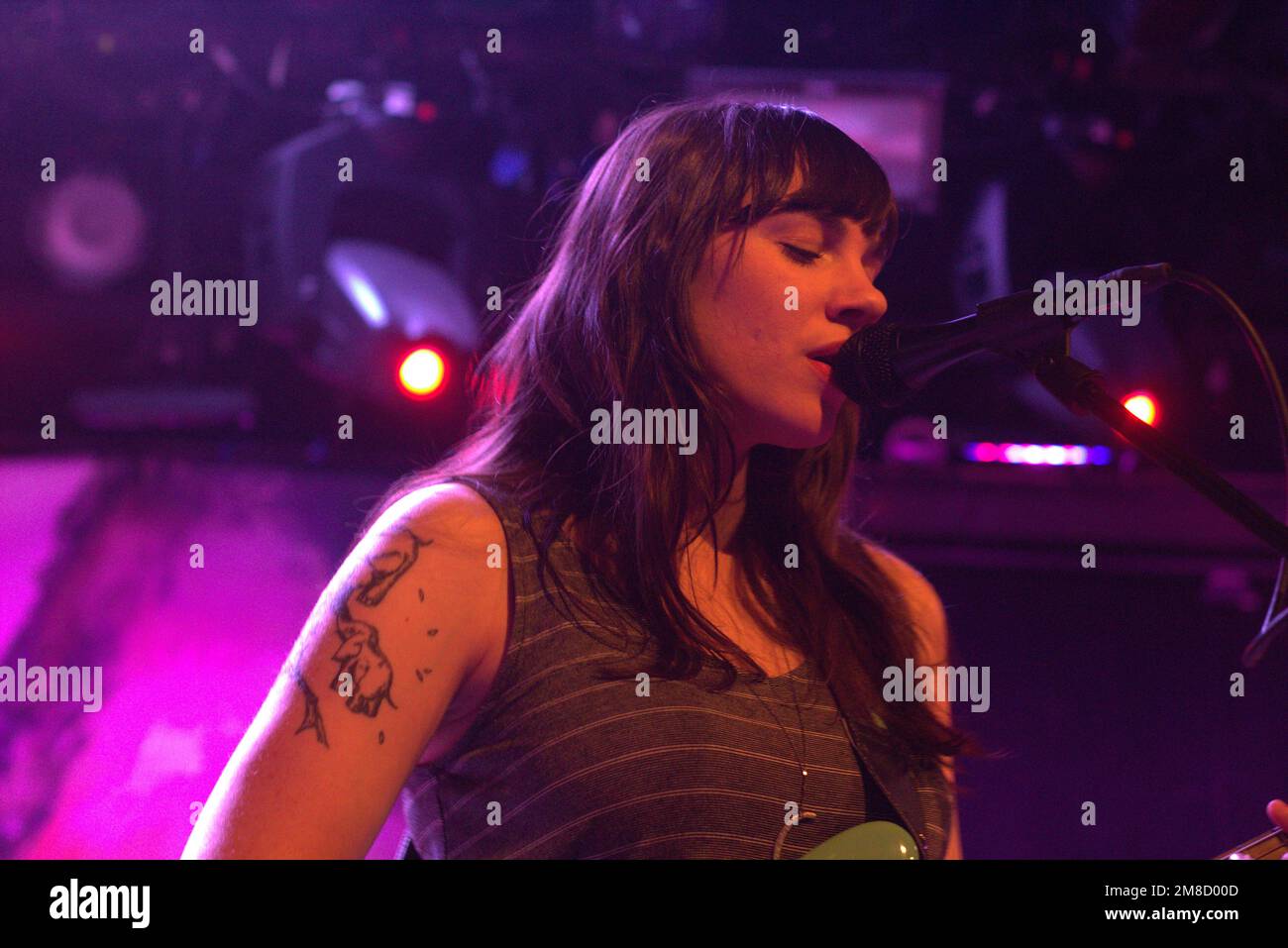 Kevin Devine in concert at Le Poisson Rouge in New York Stock Photo - Alamy