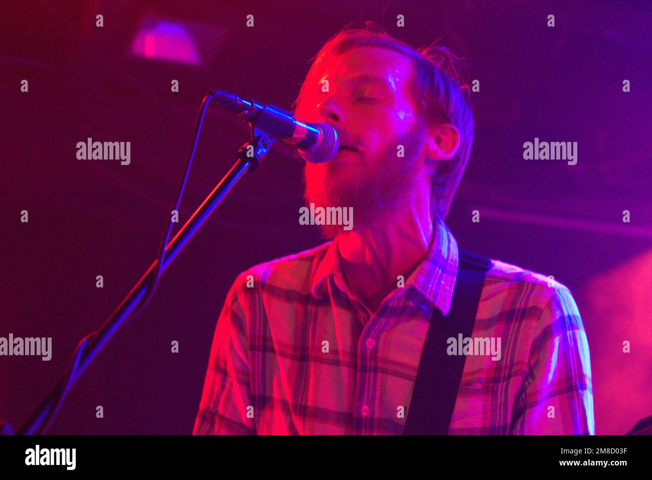 Kevin Devine in concert at Le Poisson Rouge in New York Stock Photo - Alamy