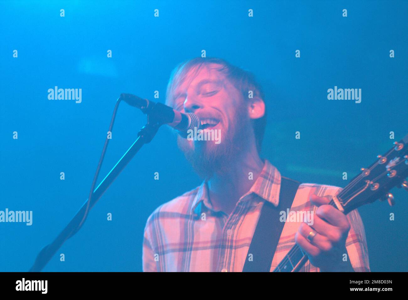 Kevin Devine in concert at Le Poisson Rouge in New York Stock Photo - Alamy
