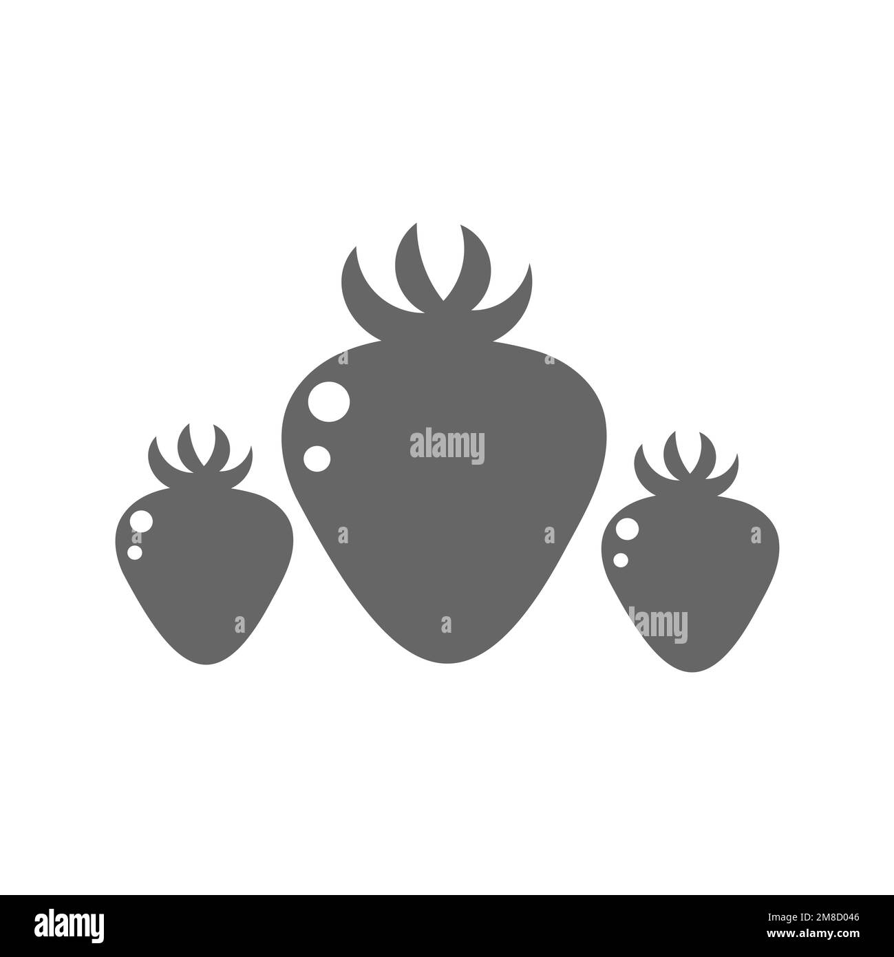 Strawberry icon, common graphic resources, vector illustration Stock ...