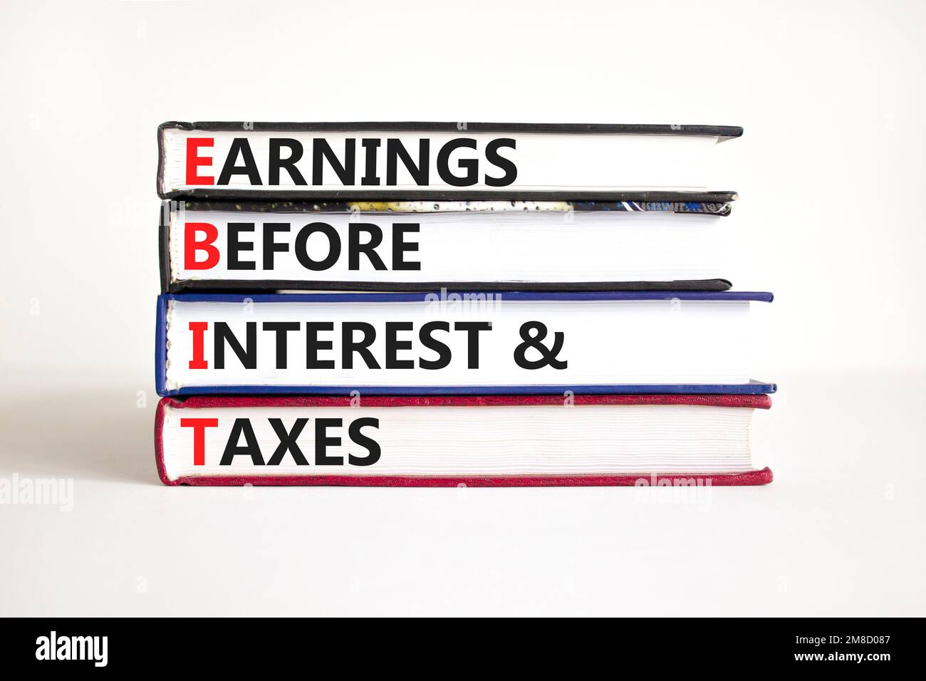 EBIT symbol. Concept words EBIT earnings before interest and taxes on ...