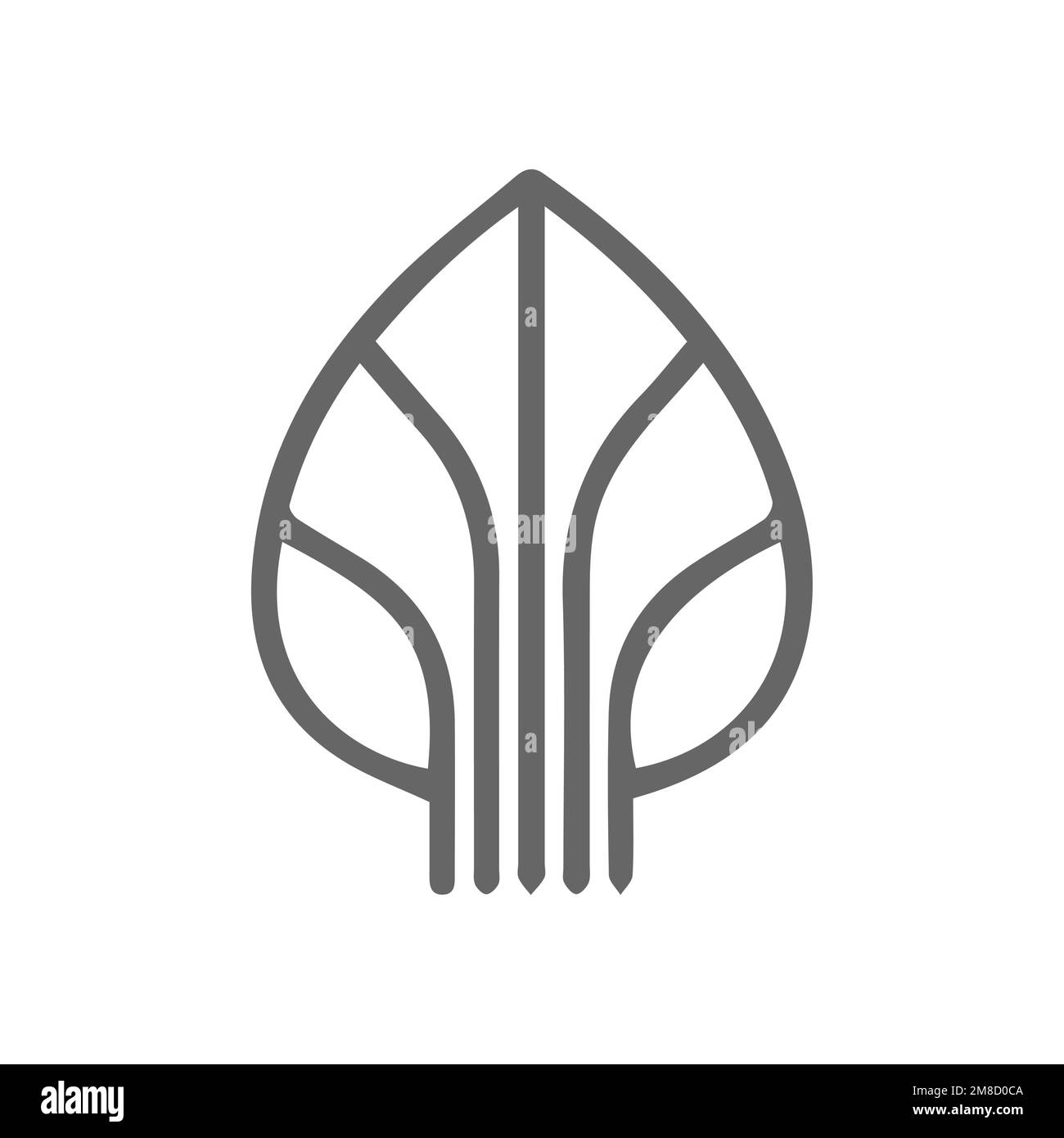 Leaf icons, common graphic resources, vector illustrations Stock Vector ...