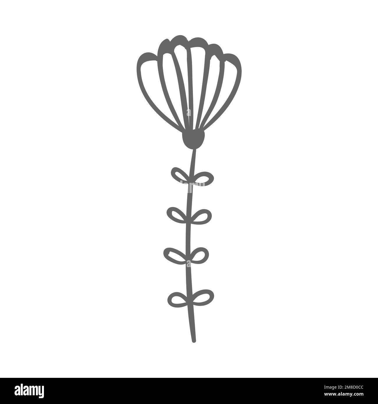 Flower icons, common graphic resources, vector illustrations Stock ...