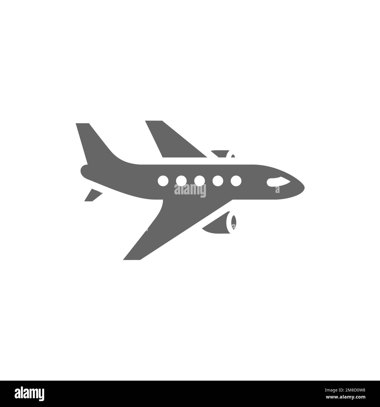 Aircraft icons, common graphic resources, vector illustrations Stock ...