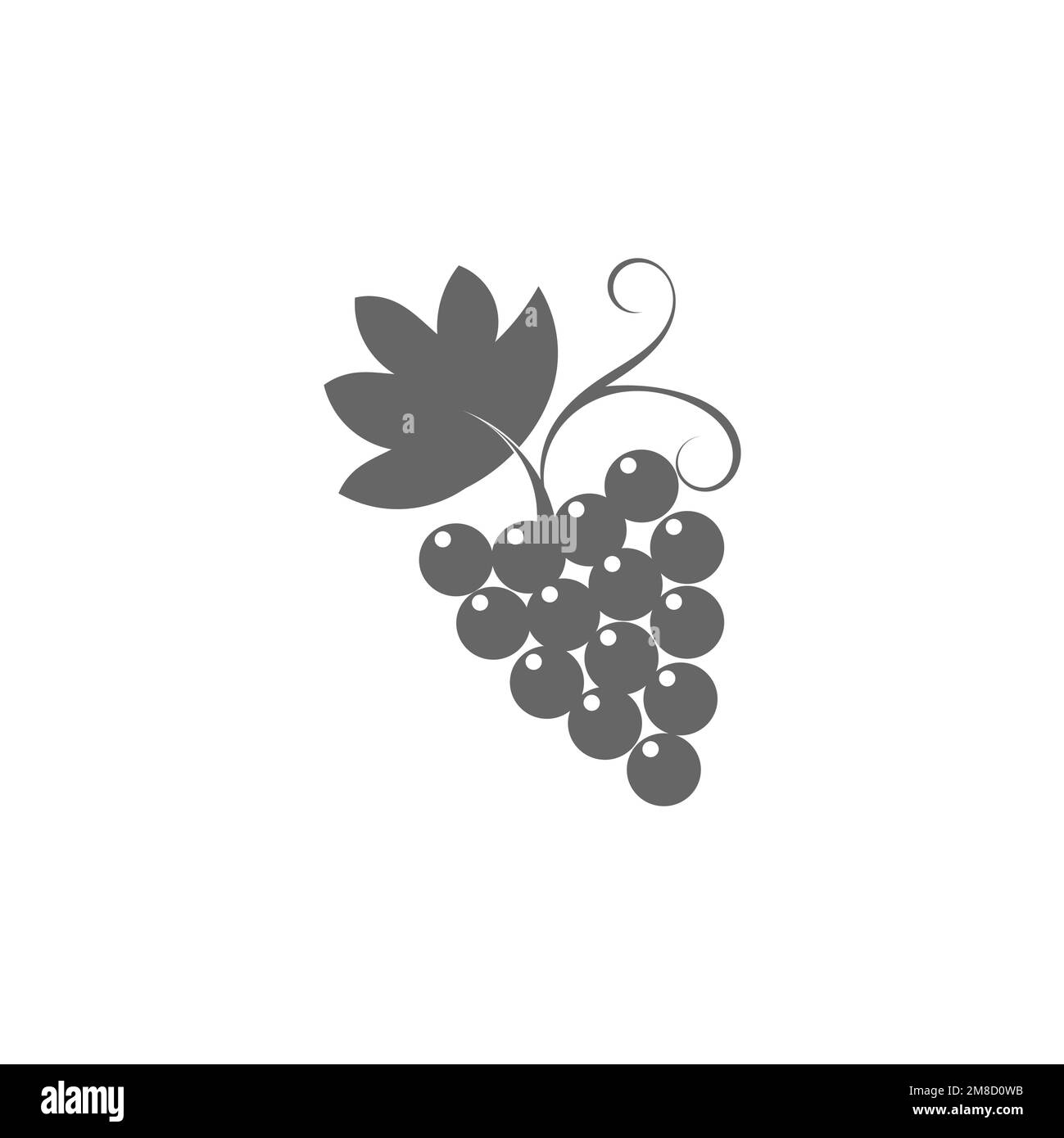 Grape icons, common graphic resources, vector illustrations Stock ...