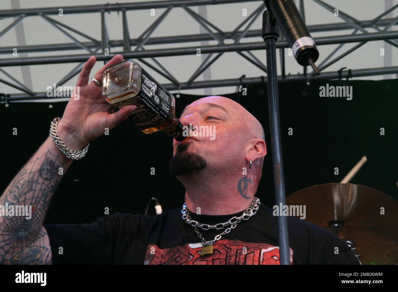 Paul Di'Anno, Ex-singer of the British heavy metal band Iron Maiden ...