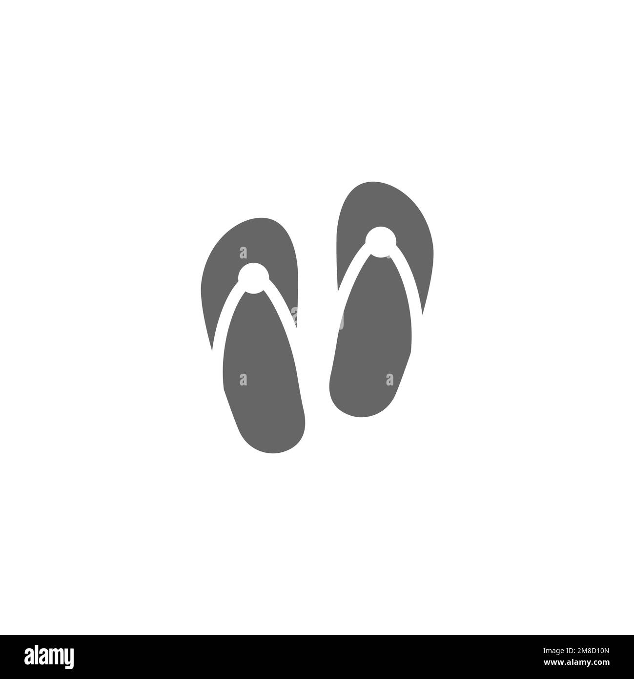 Flip flops mark Cut Out Stock Images & Pictures - Alamy