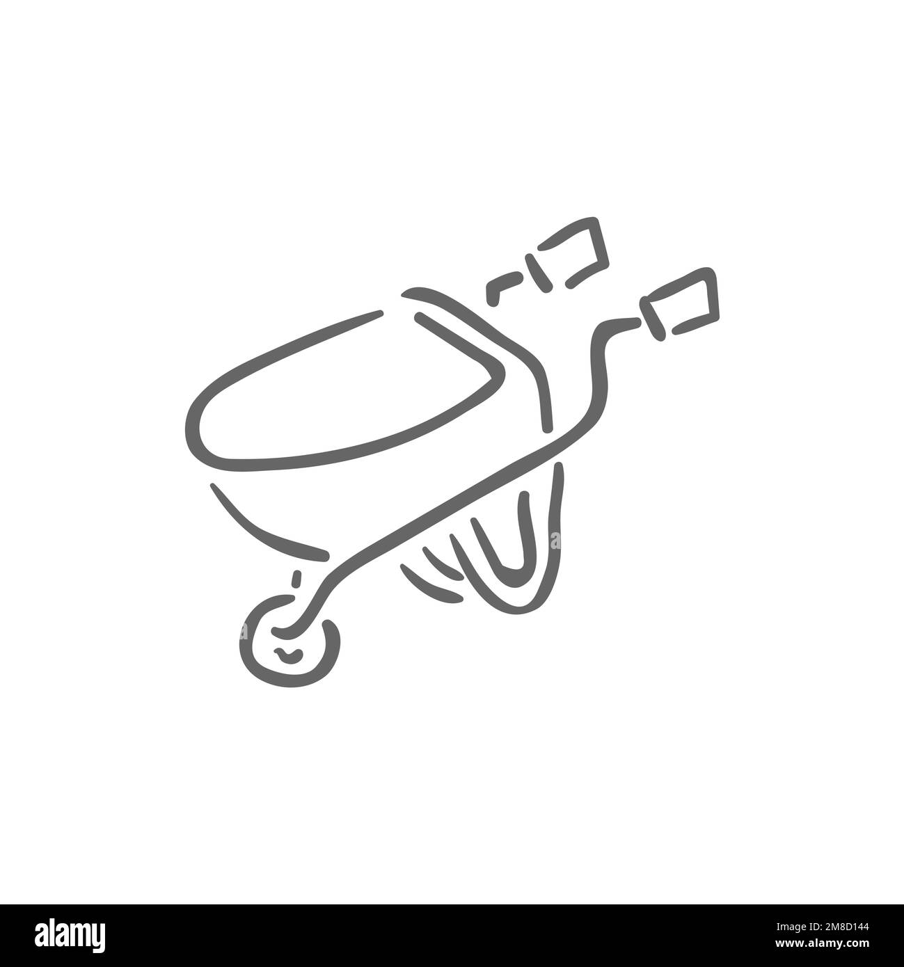 Manual muck truck icon, common graphic resources, vector illustration ...