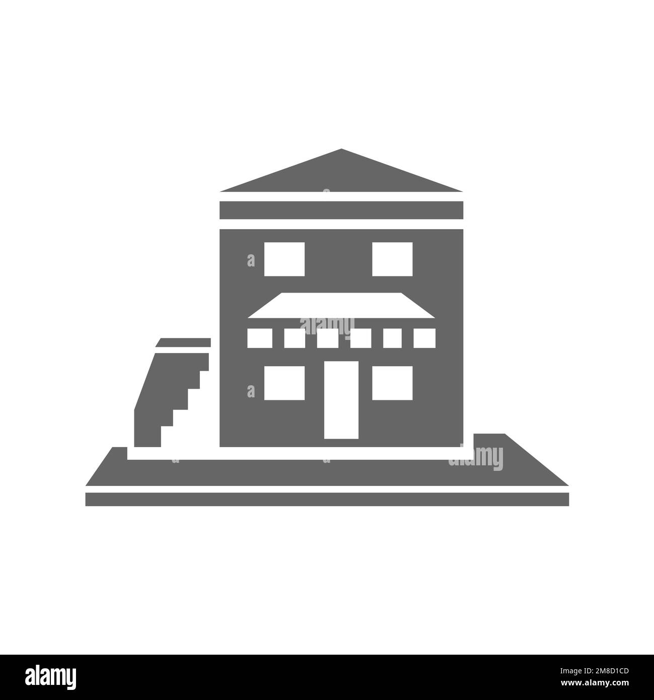 Residential icons, common graphic resources, vector illustrations Stock ...