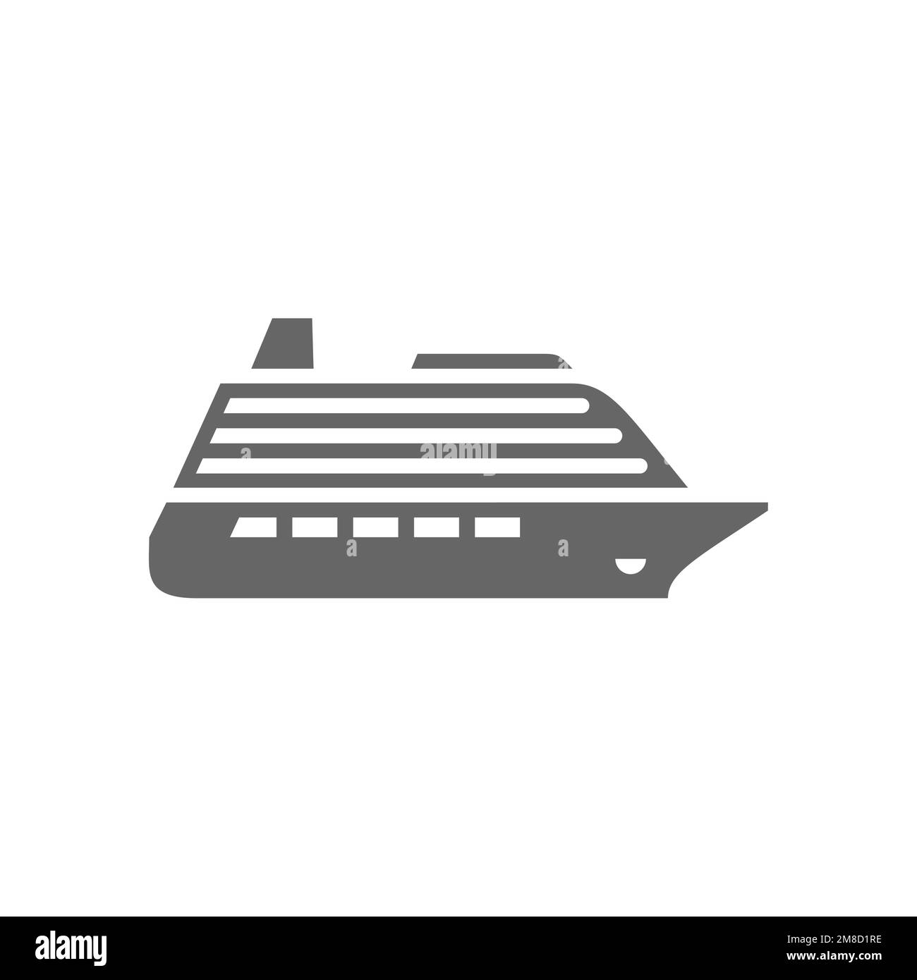 Cruise ship icons, common graphic resources, vector illustrations Stock ...