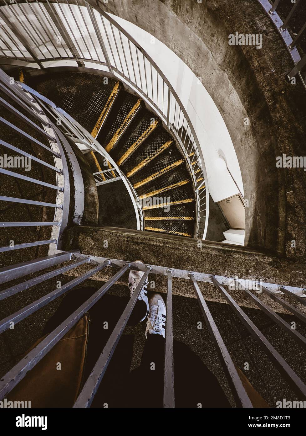 High angle shot stairs hi-res stock photography and images - Alamy