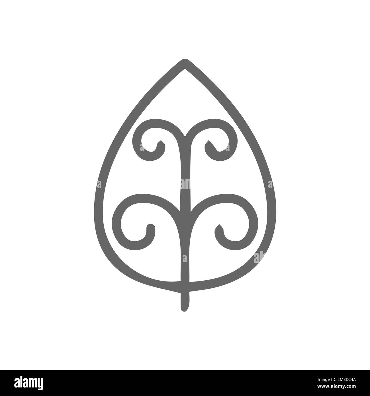 Leaf icons, common graphic resources, vector illustrations Stock Vector ...