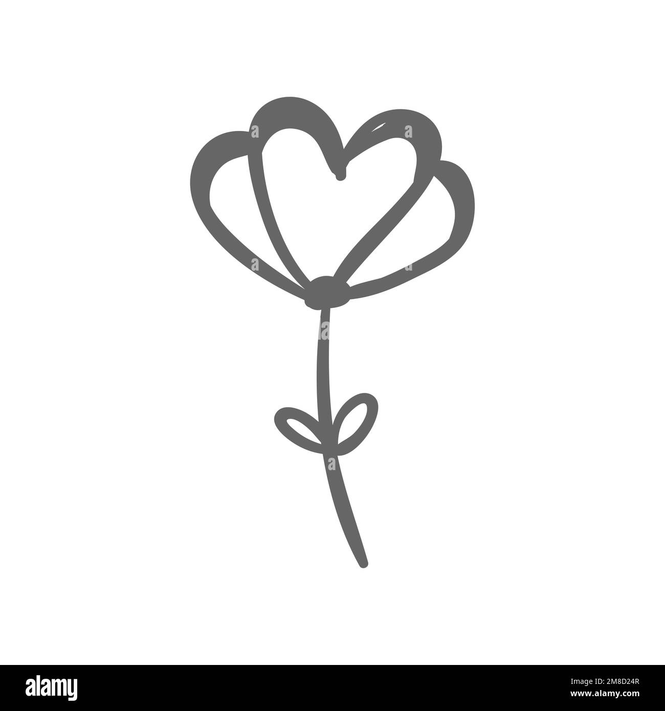 Flower icons, common graphic resources, vector illustrations Stock ...